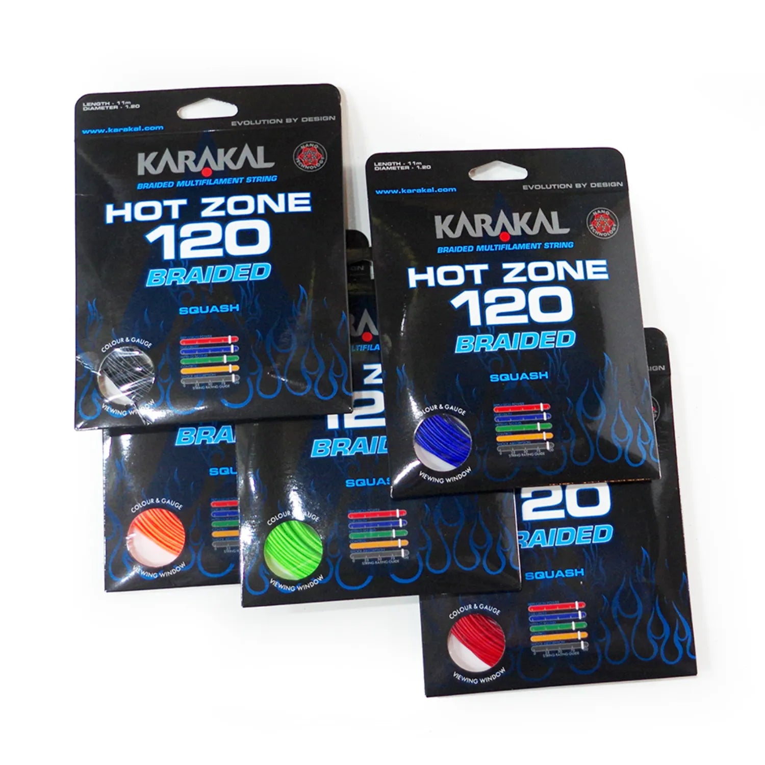 Karakal Hot Zone Braided 120 Squash String – b2b.karakal.com